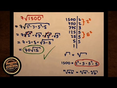🟠 SIMPLIFY the expression of 7 by the square root of 1500 this way! Step by step!