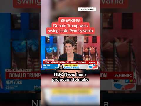 Donald Trump wins swing state Pennsylvania