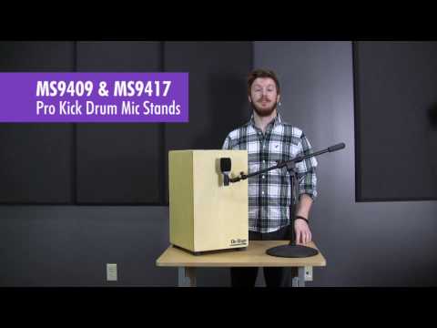 MS9409 & MS9417 Pro Kick Drum Mic Stands