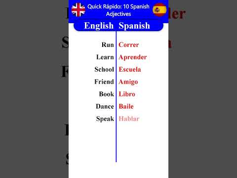 Aprende Rápido 10 Spanish Adjectives You Need to Know TODAY