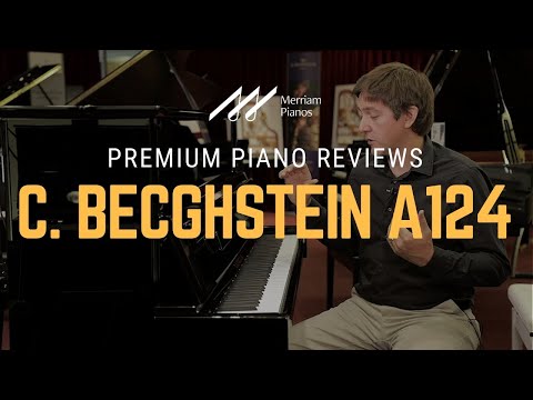 ????C. Bechstein Academy A124 (B124) Upright Piano Review & Demo????