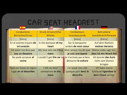Drunk Drivers/Killer Whales - Car Seat Headrest (Lyrics/Translations)