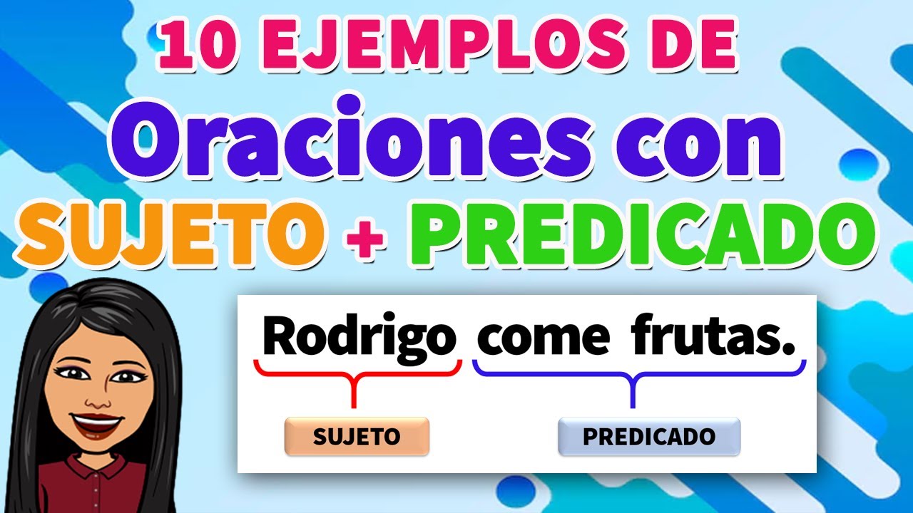 10 Ejemplos De Oraciones con SUJETO PREDICADO I Sujeto Predicado I ORACIONES CON Sujeto Predicado📗😄