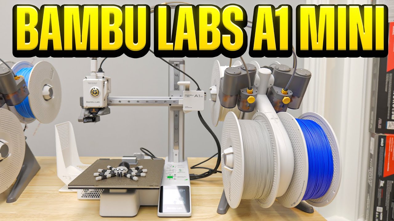 Bambu Labs A1 Mini Review + Unboxing + Testing AMS Lite Combo