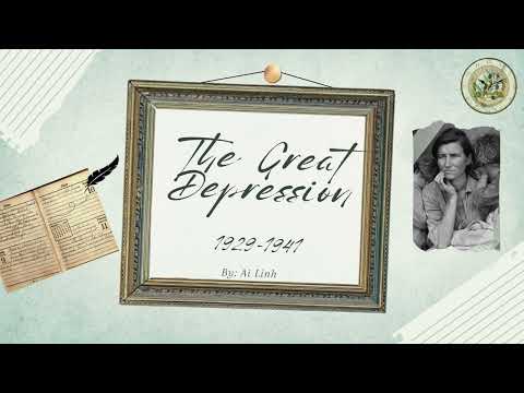 Summary of The Great Depression 1929-1941, made by a kid for kids and all.