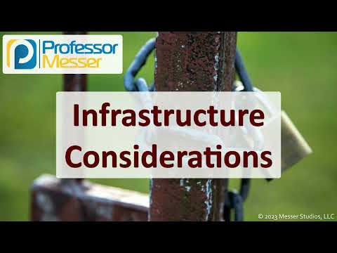 Infrastructure Considerations - CompTIA Security+ SY0-701 - 3.1