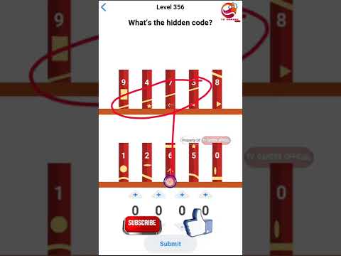 EASY GAME LEVEL 356 What's The Hidden Codeโ