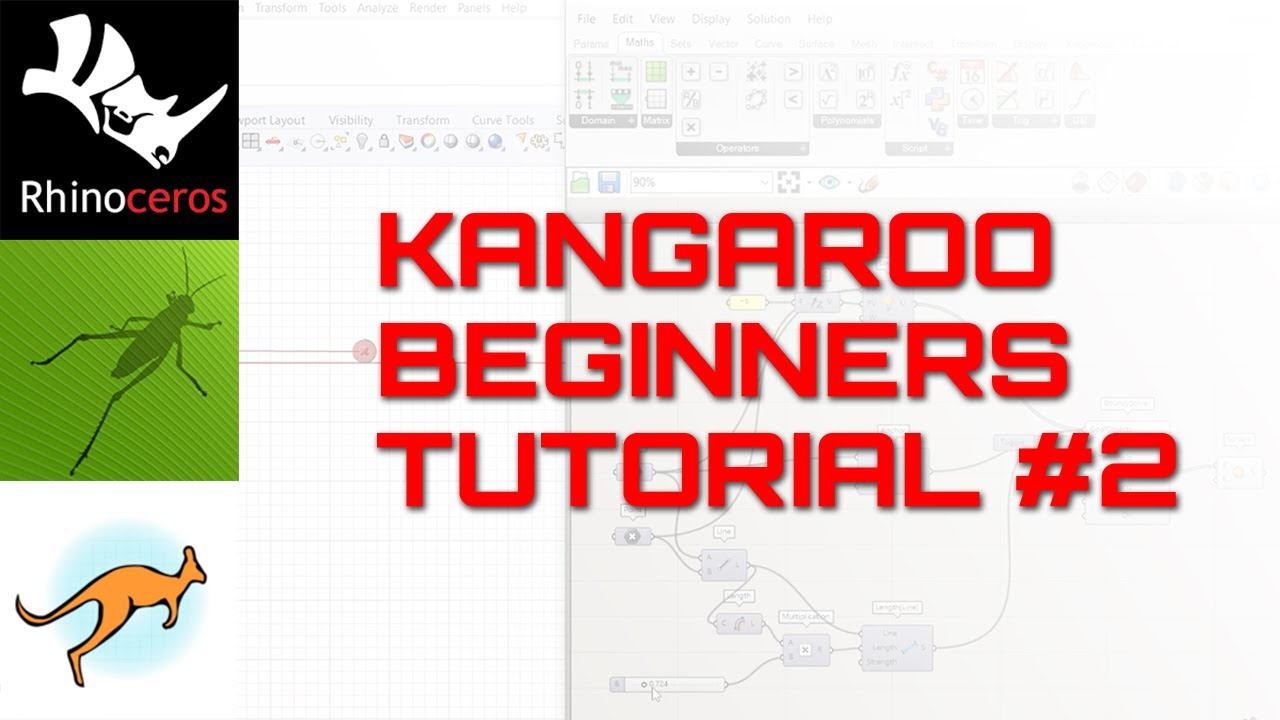 Kangaroo for beginners, creating a catenary curve/ hanging chain || Grasshopper in Rhino tutorial #2
