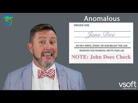 What is a check endorsement?