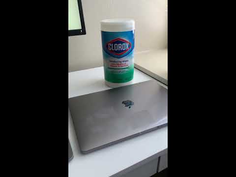 Easiest way to Remove sticker residue from a MacBook/laptop