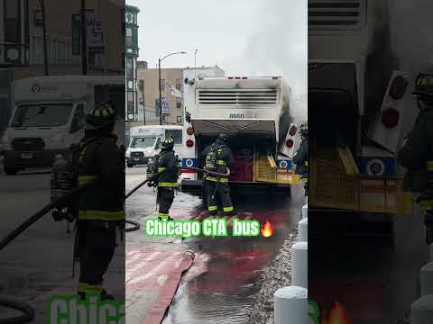 CHICAGO FIRE DEPT CTA BUS FIRE