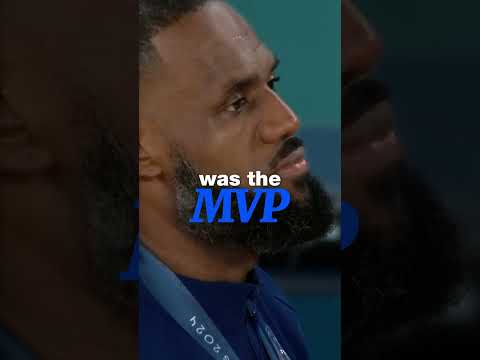 LeBron as the MVP of the 2024 Olympics🥇 #nba #shorts #viral