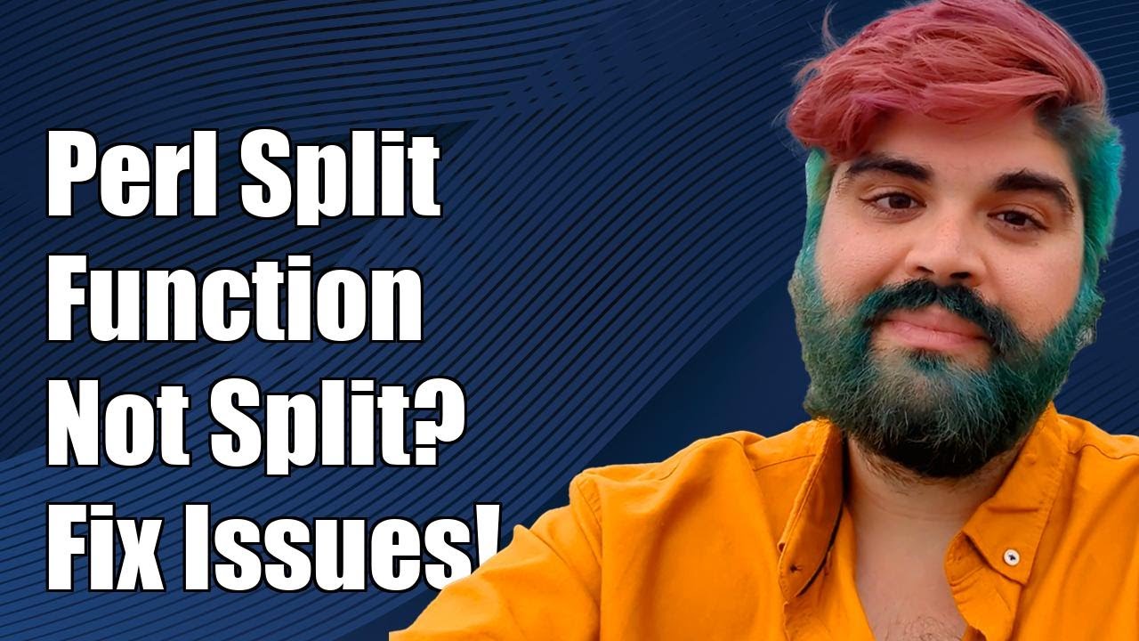 Perl Split Function Not Splitting to Default Array: Common Issues & Solutions