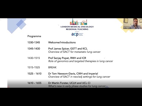 Lung Cancer - London Medical Oncology Teaching