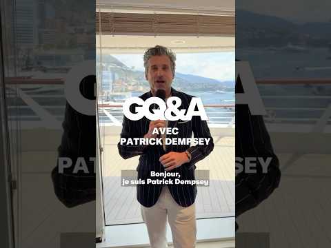 Patrick Dempsey’s Q&A session for GQ France [Part 1] #patrickdempsey