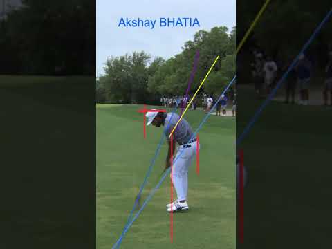 AKSHAY BHATIA - IRON SWING SLOW MOTION DTL(VALERO TEXAS OPEN 2024 WINNER!!!) #golfswing #golf #pga
