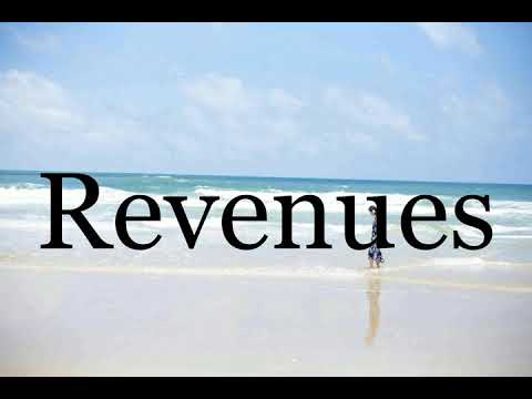 How To Pronounce Revenues🌈🌈🌈🌈🌈🌈Pronunciation Of Revenues