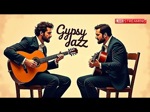 🔴Slow Gypsy Swing Jazz | Relaxing Instrumental Music for Work, Study & Chill
