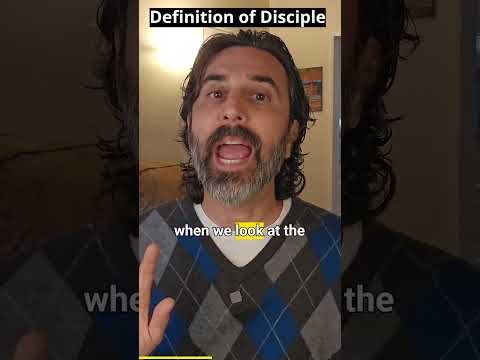 Church words explained: Definition of Disciple