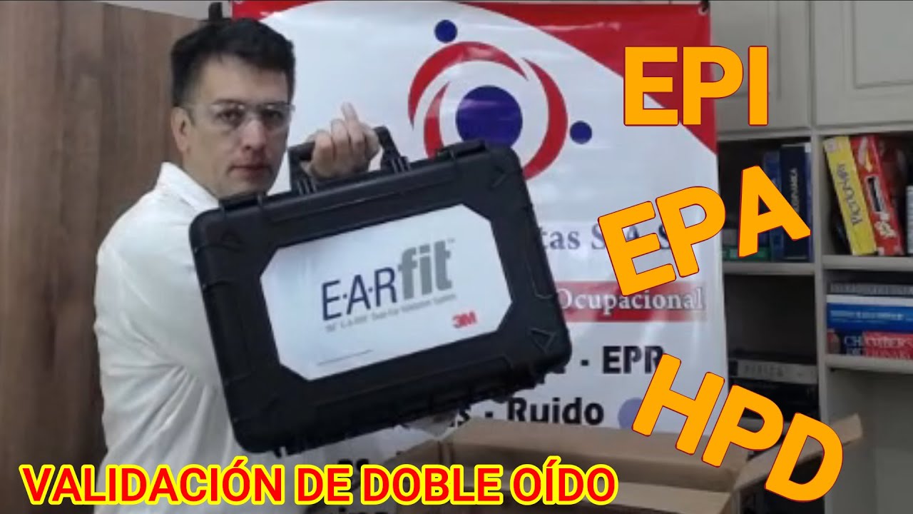 Prueba de ajuste de protección auditiva. EA-RFIT Unboxing
