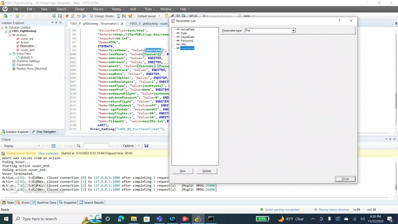 Understanding Parameterization Options in LoadRunner | Galaxy.ai