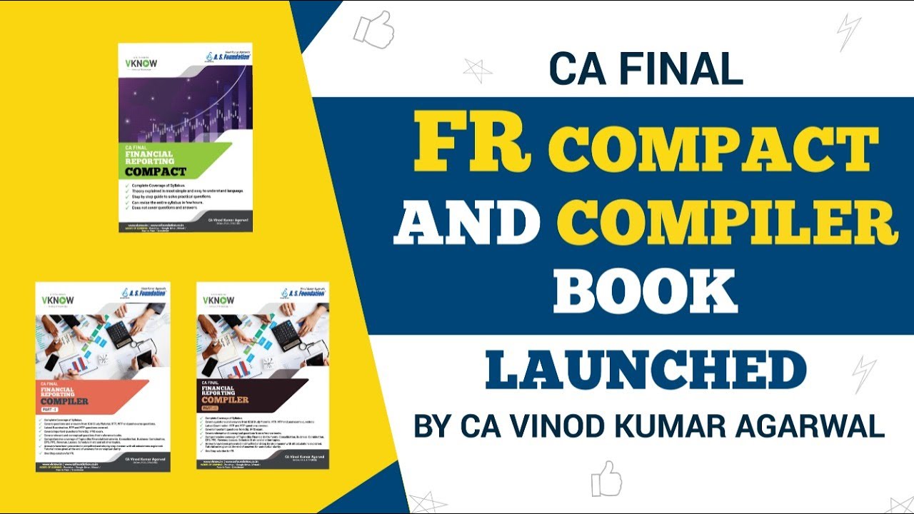 CA Final FR Compact & Compiler Book By CA CPA Vinod Kumar Agarwal