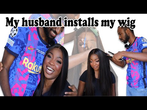 How to slay your wig from start to finish | Glueless Install on a straight closure wig