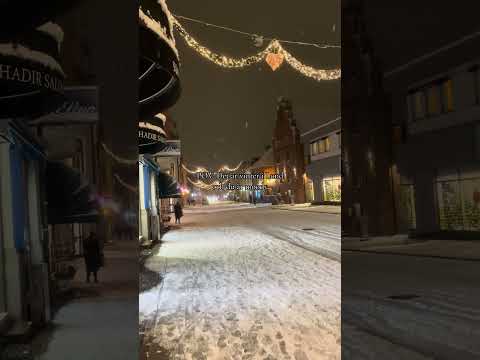 Den gången det snöade i Lund 2024. Vi njuter av det än idag.