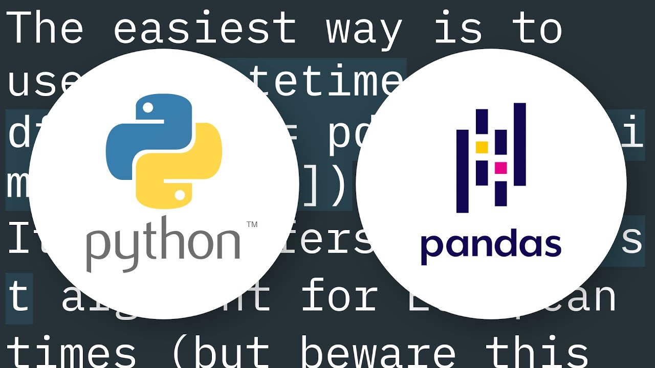 Convert DataFrame column type from string to datetime