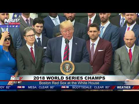 2018 WORLD SERIES CHAMPS: Boston Red Sox White House Celebration