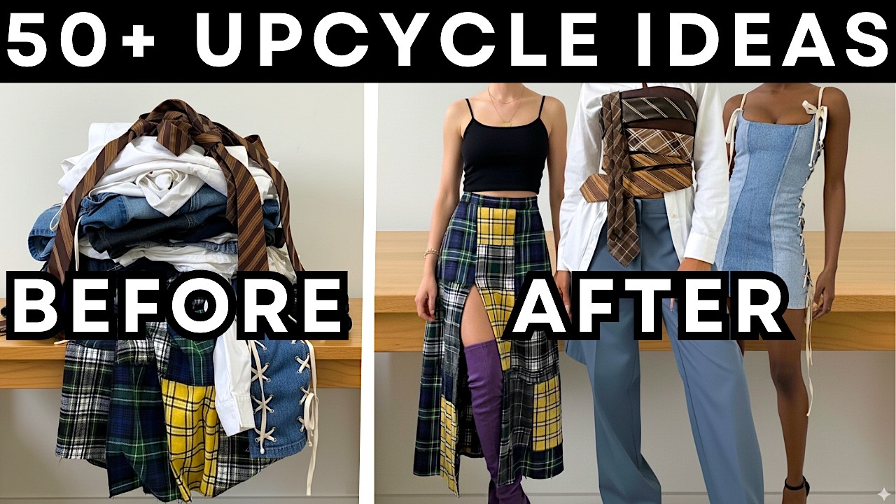 Ways to Upcycle Old Clothes || 50 Reworked Clothing Projects Ideas