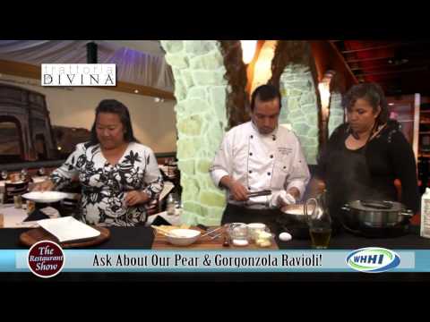 RESTAURANT SHOW | Trattoria Divina: Pear & Gorgonzola Ravioli | 4-6-2017