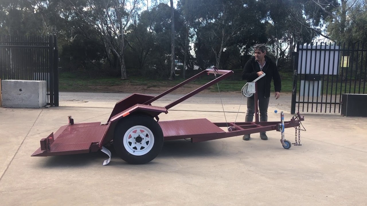 Tilt Deck Trailer, Trailer Rampless Tilt Bed, Modern Trailers