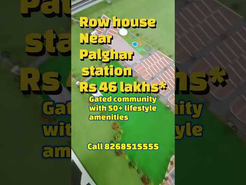 2 bhk row house near Palghar station ! Call 8268515555 ! Bungalow in Palghar ! Villa ! MMR ! Shorts