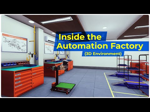 Inside the Automation Factory: A 3D Journey Into Smart Manufacturing 🏭✨ CHRP-INDIA Pvt. Ltd