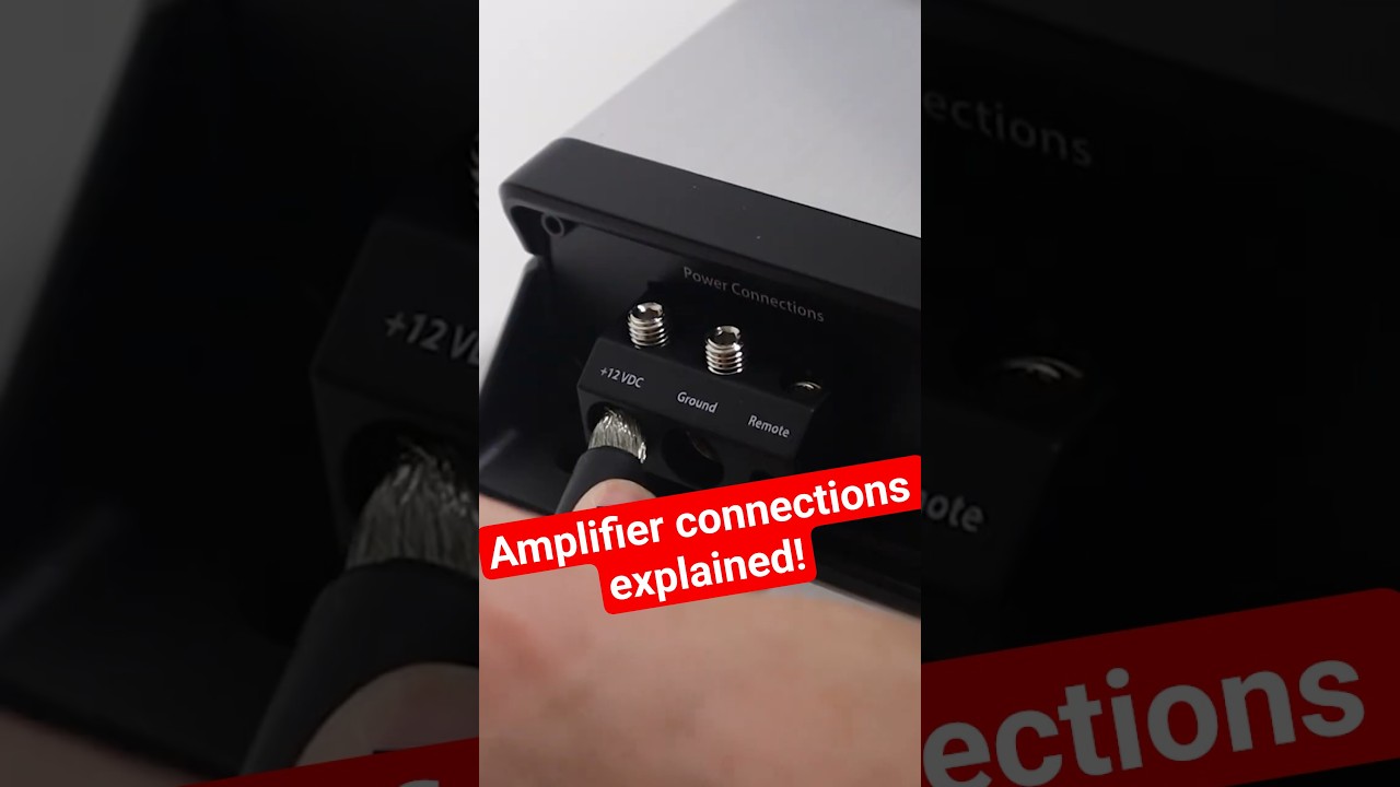 Car Audio Amplifier Basics - Connections Edition  #caraudiofabrication