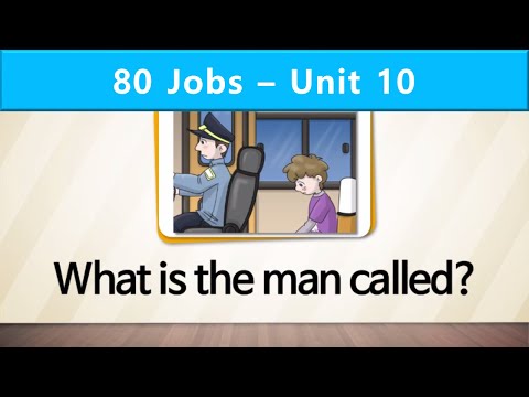 80 Jobs | Unit 10 | What is the man called?