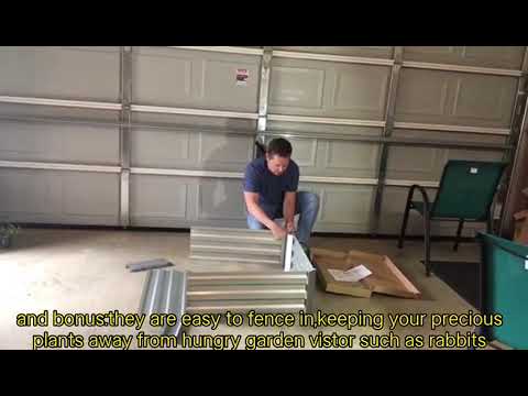 Galvanized Raised Garden Bed Kit Planter Raised Garden Boxes Outdoor Metal Raised Garden Beds