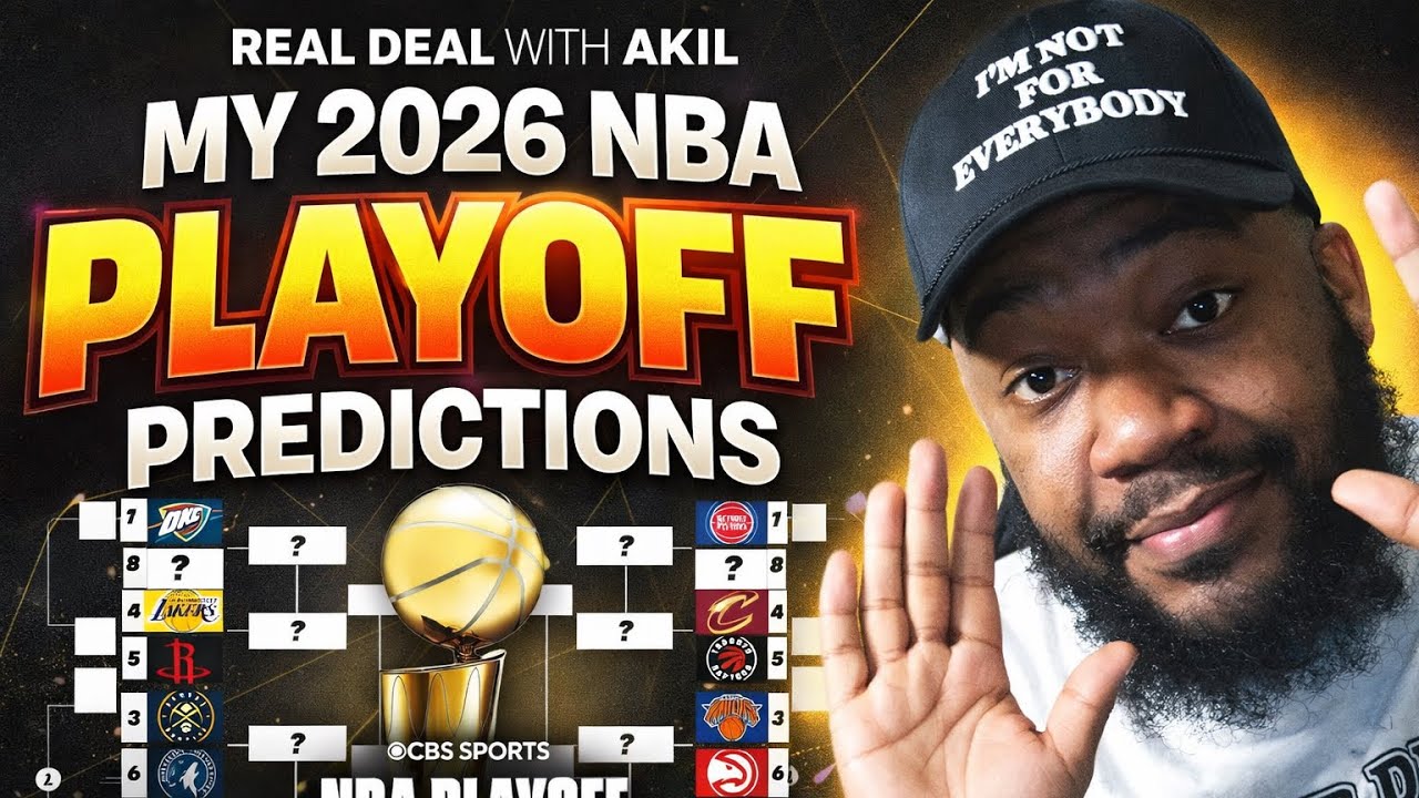 My 2026 NBA Playoff Predictions (Full Bracket + Finals Pick)