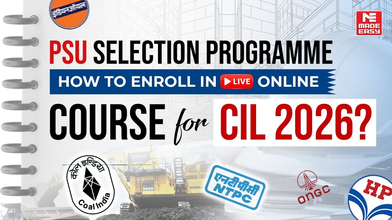How to Crack CIL 2026? | PSU Selection Programme Complete Guidance | Enroll Before 18 May!