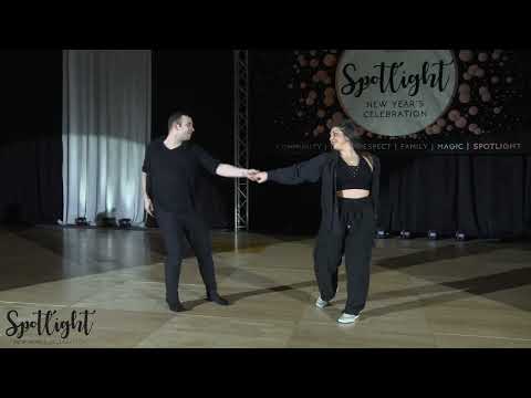 Spotlight New Year's Celebration 2024/2025 Invitational Jack & Jill Kyle FitzGerald & Ariel Peck