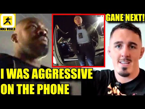 SHOCKER from Jon Jones:Admits it was really him on phone threatening the cops,Aspinall vs Gane next