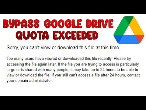 How to Bypass Google Drive Download Limit *Quota Exceeded* (2024)