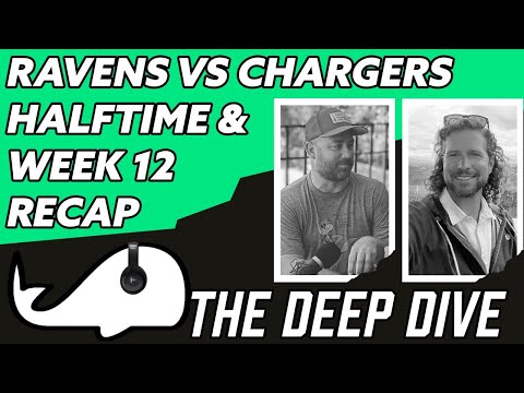 Ravens vs Chargers LIVE Halftime Stream & Week 12 Recap