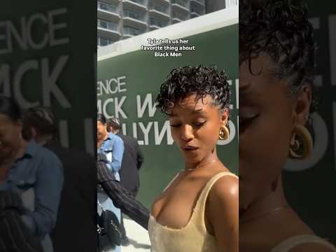 #Tyla favorite thing about Black Men | At Essence Black Women Hollywood Awards