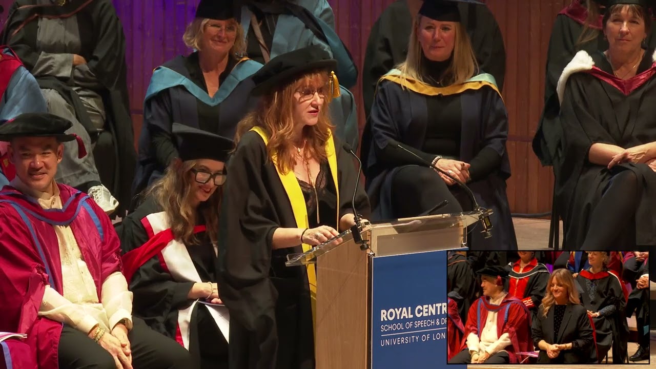 Royal Central School of Speech and Drama  Graduation Ceremony 3 December 2025