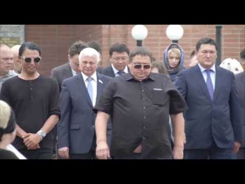Funeral For Three Generations Of Kazakh Family Killed In Nice