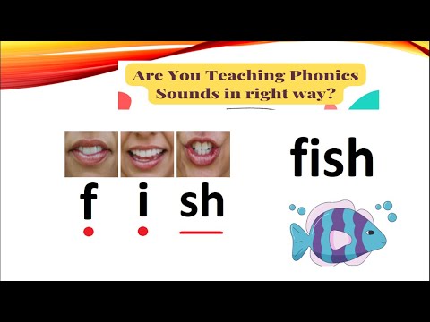 Phonics Sounds of letters fish 🐟