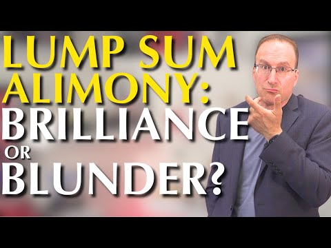 The Hidden Dangers of Lump Sum Alimony in Divorce!