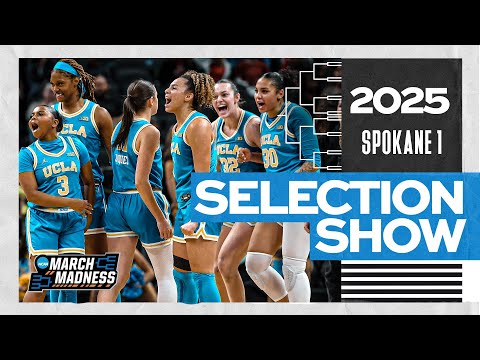 Women's 2025 NCAA tournament bracket - Spokane 1